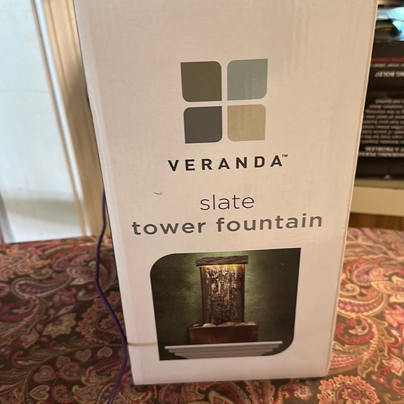 veranda | Other | Veranda Slate Tower Fountain | Poshmark